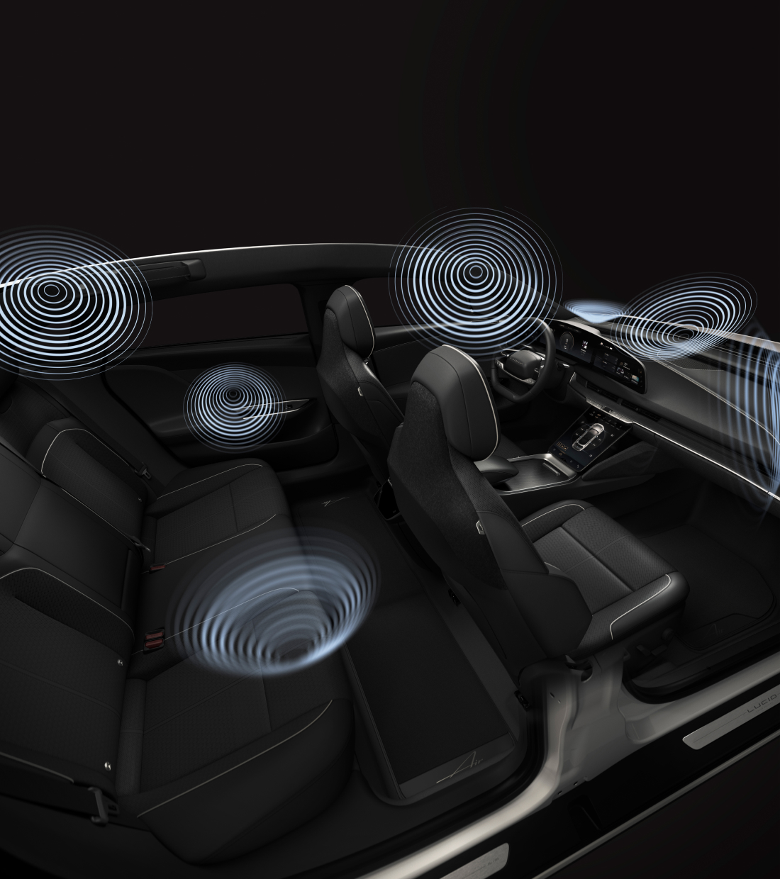Lucid Air Grand Touring interior